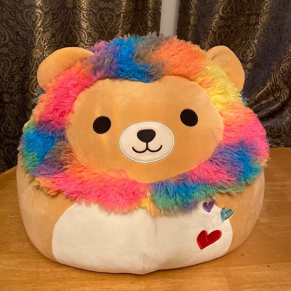 Squishmallows | Toys | Squishmallows Leonard The Rainbow Lion 6 Inch ...